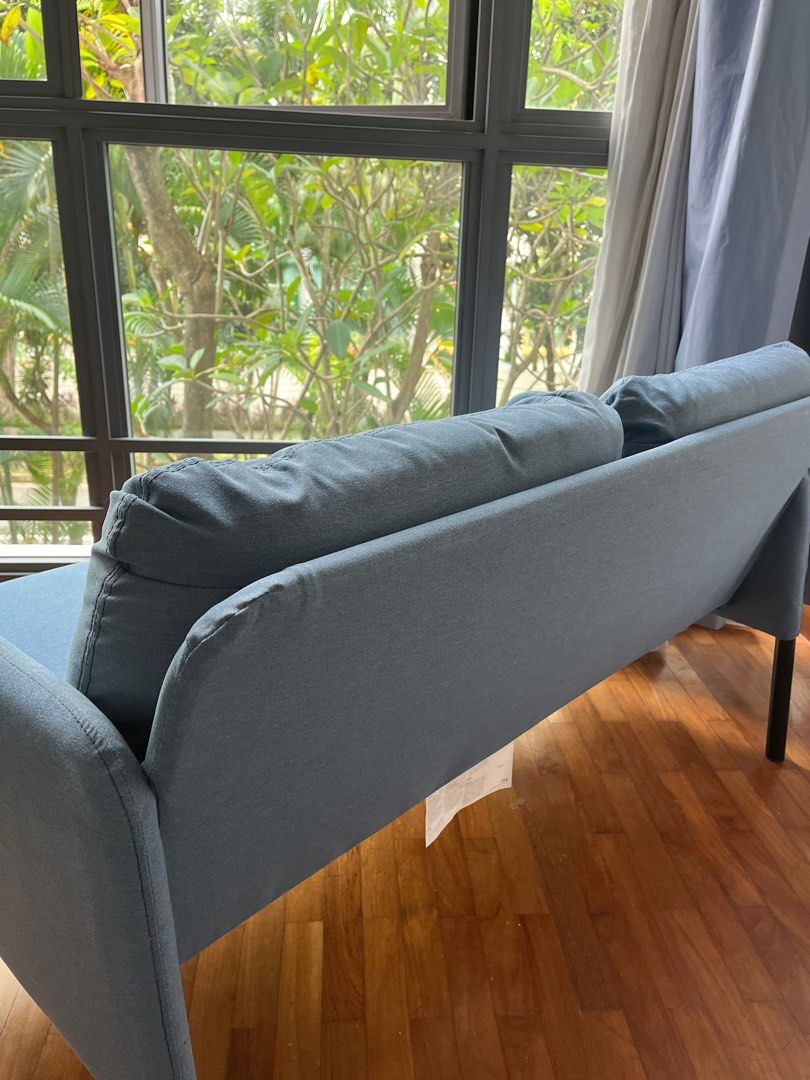 IKEA Glostad Sofa (Blue), Furniture & Home Living, Furniture, Sofas on ...
