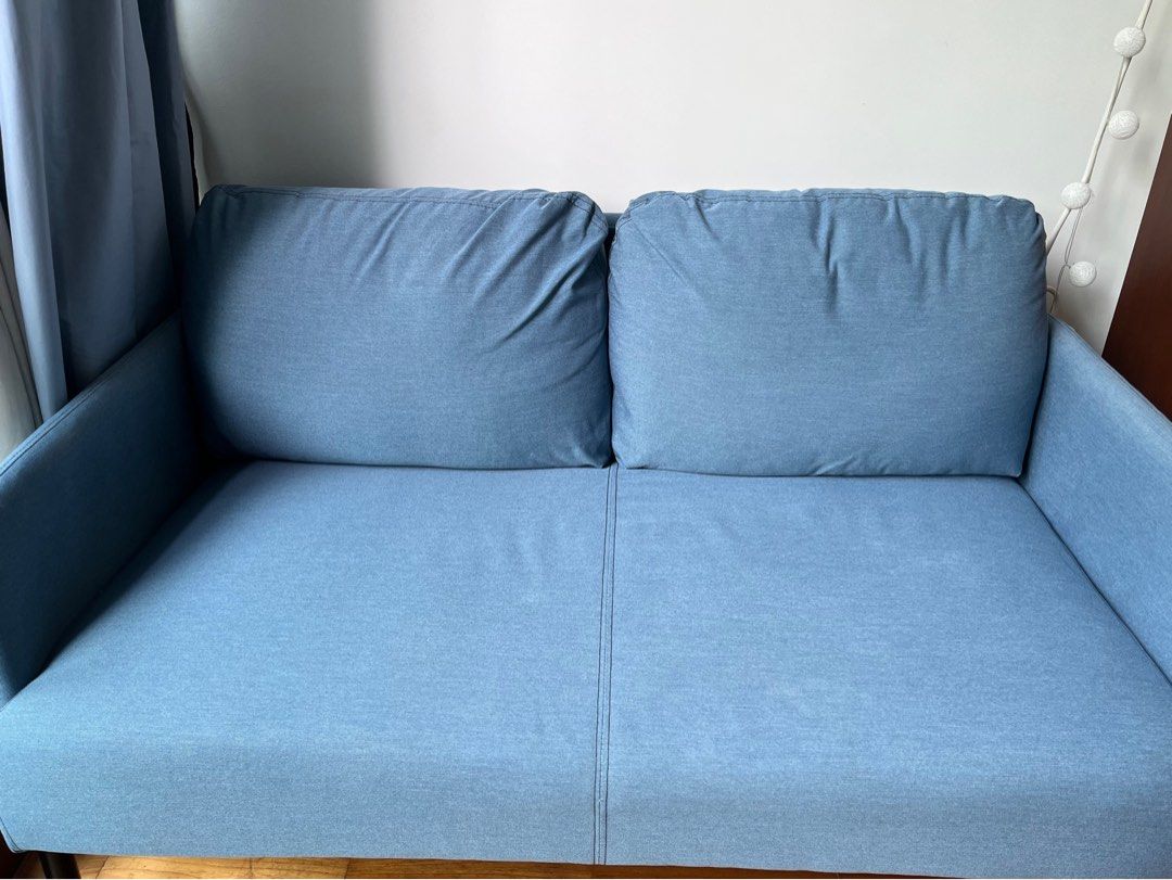 IKEA Glostad Sofa (Blue), Furniture & Home Living, Furniture, Sofas on ...