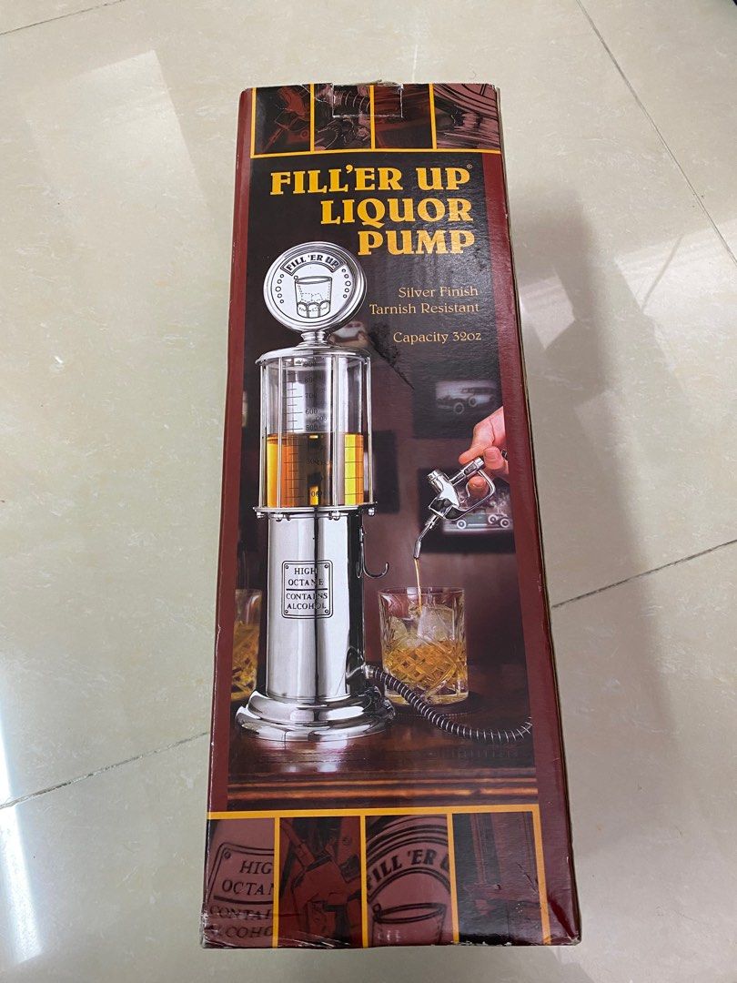 Godinger Fill'er Up Liquor Pump, 嘢食 & 嘢飲, 酒精飲料 - Carousell