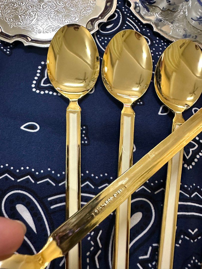Golden Spoons, Furniture & Home Living, Kitchenware & Tableware, Coffee ...