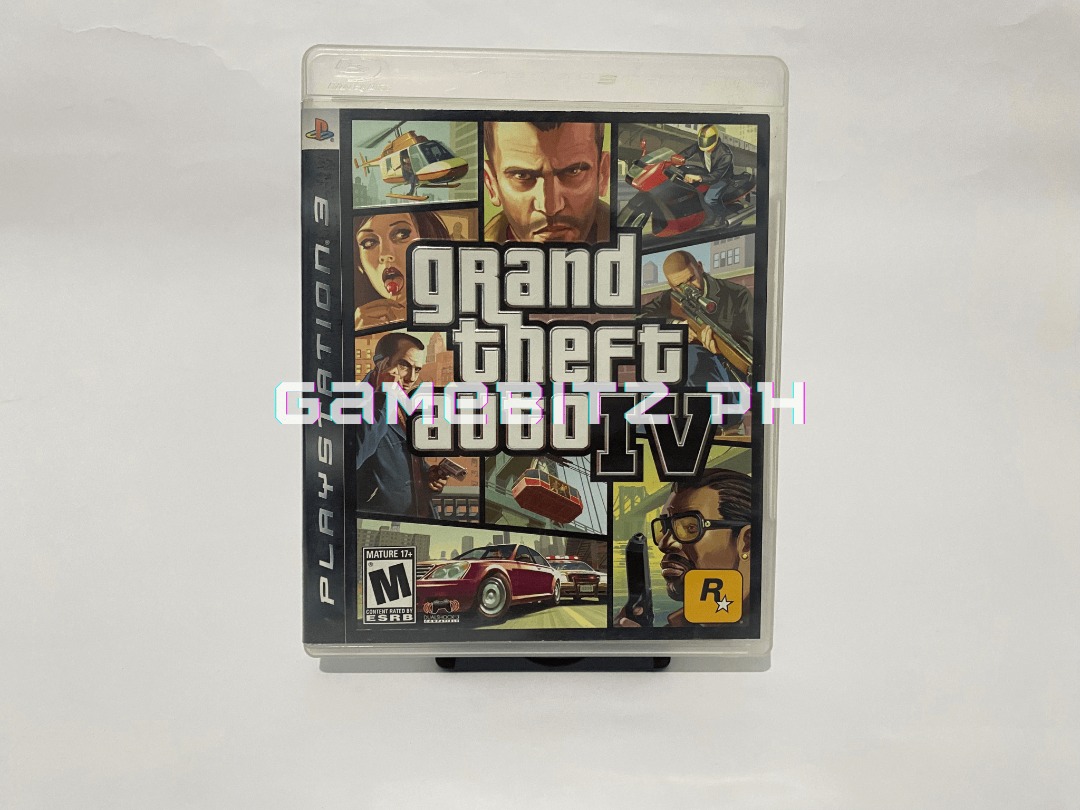 Grand Theft Auto IV PS3 Sony Playstation 3 Game, Video Gaming, Video ...