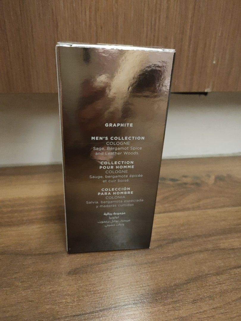 GRAPHITE men's cologne by bath and body works 100ml, Beauty & Personal ...