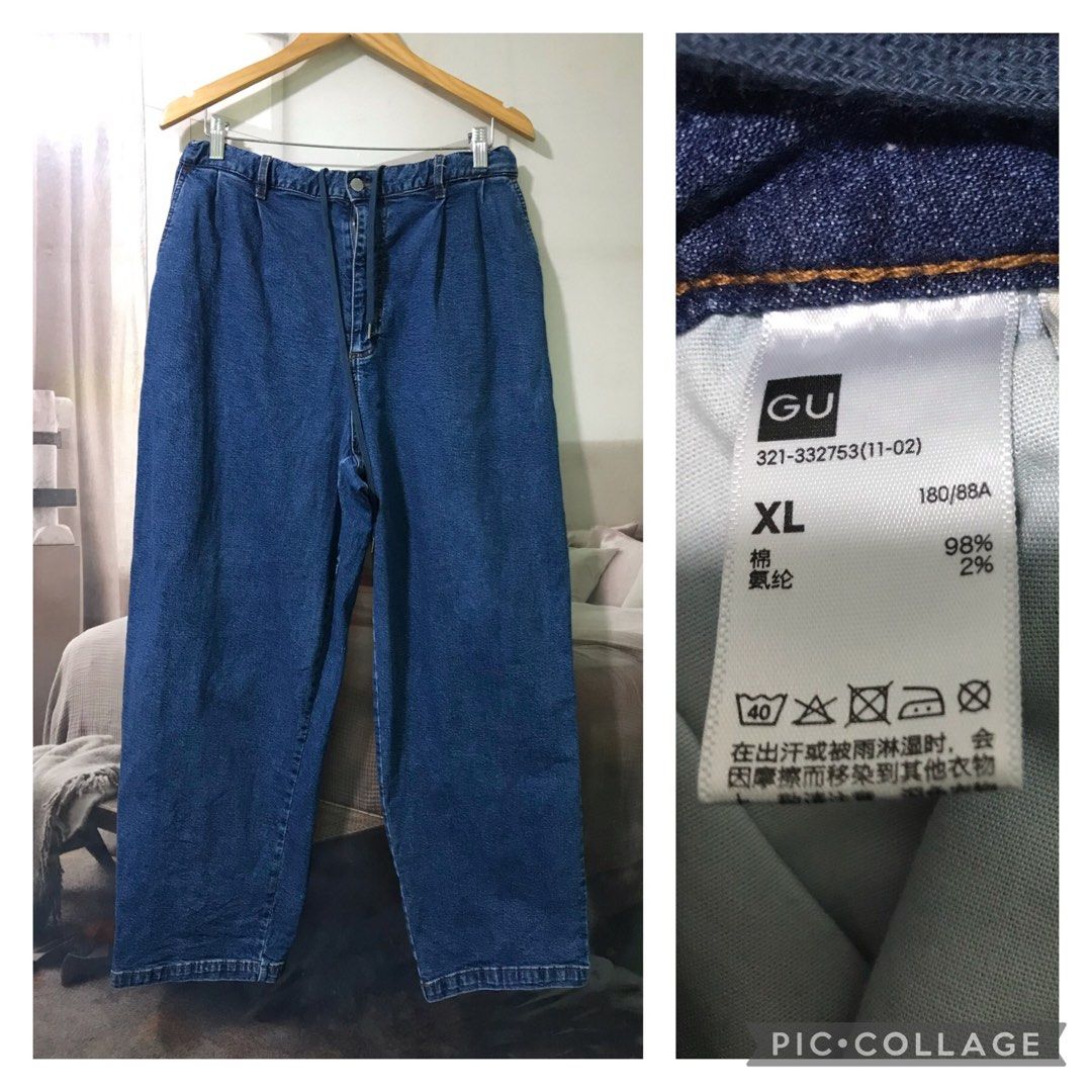 Gu by uniqlo jeans, Women's Fashion, Bottoms, Jeans on Carousell