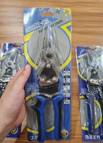 Heavy Duty Rubberized Aviation Tinsip Straight Gunting Yero Metal Sheet ...