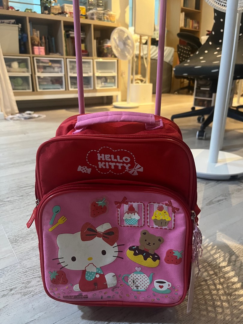 Hello kitty trolley bag, Babies & Kids, Babies & Kids Fashion on Carousell