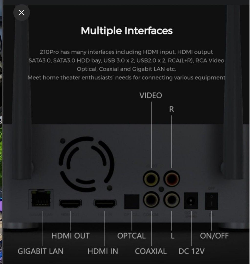 Highly raved Zidoo Z10 Pro Media Player, TV & Home Appliances, TV ...