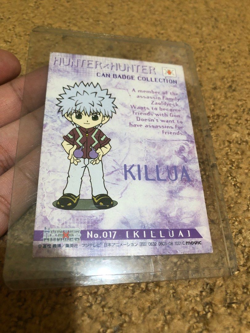 HxH killua character card, Hobbies & Toys, Toys & Games on Carousell