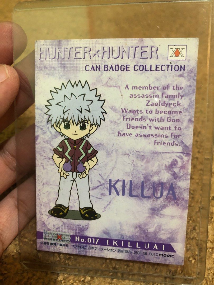 HxH killua character card, Hobbies & Toys, Toys & Games on Carousell