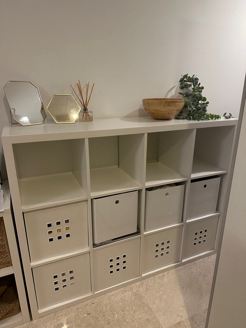 IKEA Kallax Shelving Unit, Furniture & Home Living, Furniture, Shelves ...