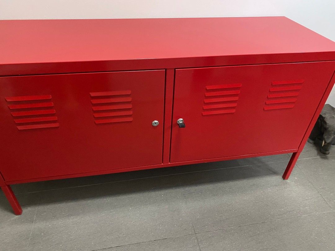 IKEA METAL CABINET, Furniture & Home Living, Furniture, Shelves ...