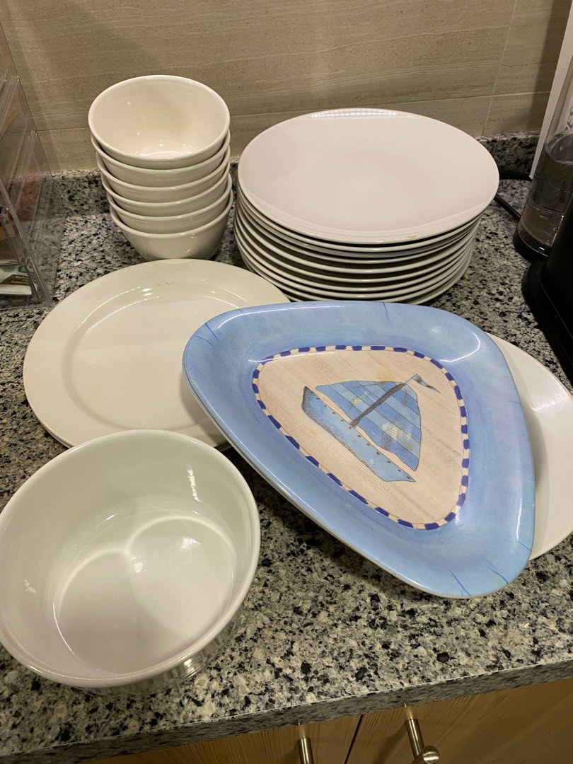 IKEA plates and bowls, Furniture & Home Living, Kitchenware & Tableware ...