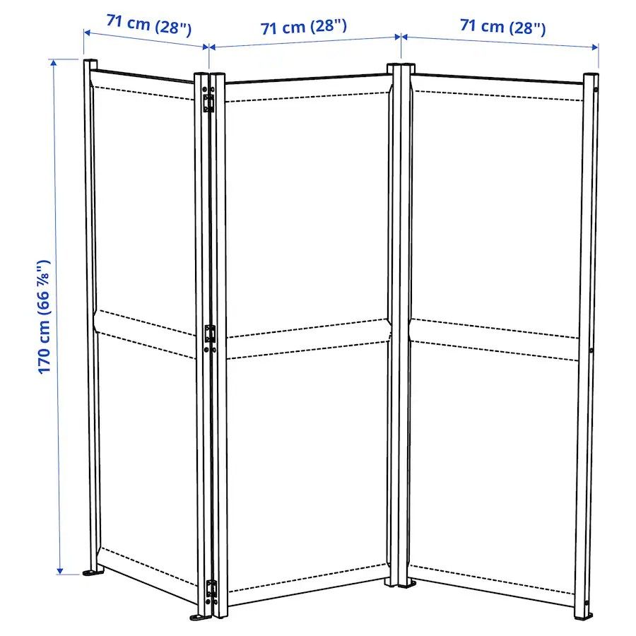 Ikea slatto outdoor privacy screen, Furniture & Home Living, Outdoor ...