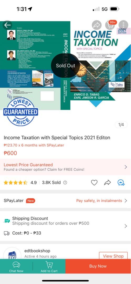 INCOME TAXATION 2021 EDITION ENRICO D. TABAG, Hobbies & Toys, Books & Magazines, Textbooks on ...