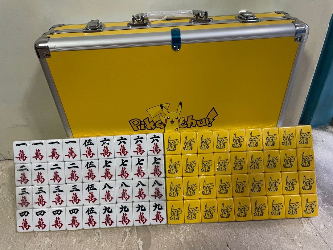 Instock Pikachu Mahjong Tiles SG Version with Animals/Fei/Clown 40mm ...