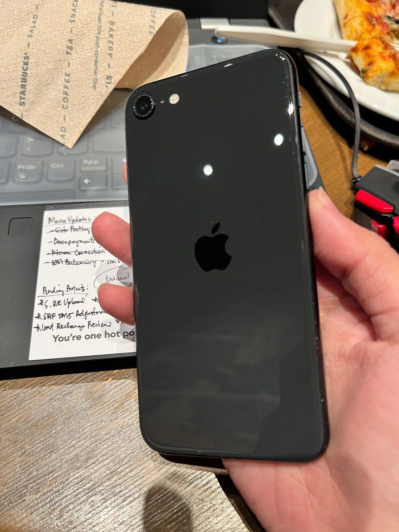 iPhone SE 2020 2nd Gen Black 128gb, Mobile Phones & Gadgets, Mobile ...