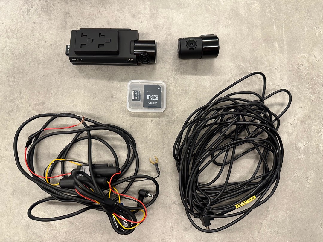 Iroad x9 dashcam car camera front rear, Car Accessories, Electronics & Lights on Carousell