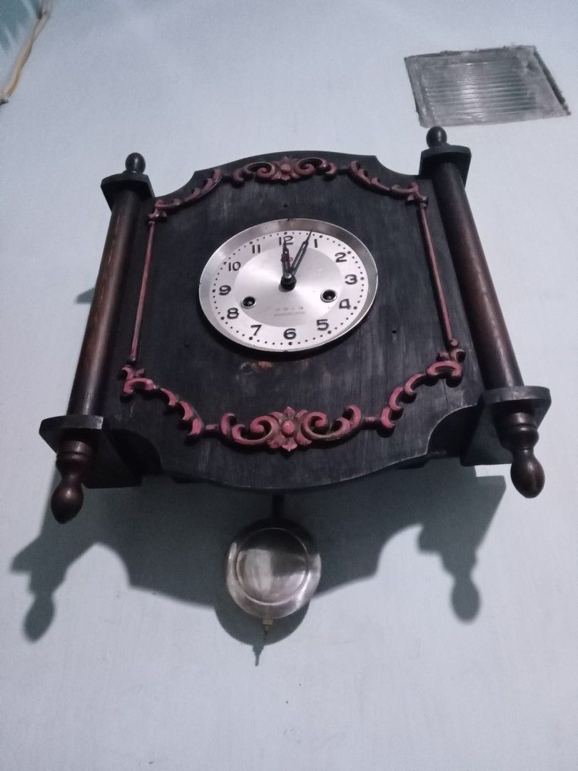 Jam dinding antik 555 shanghai klasik koleksi jam bandul lobang 2 lawas ...