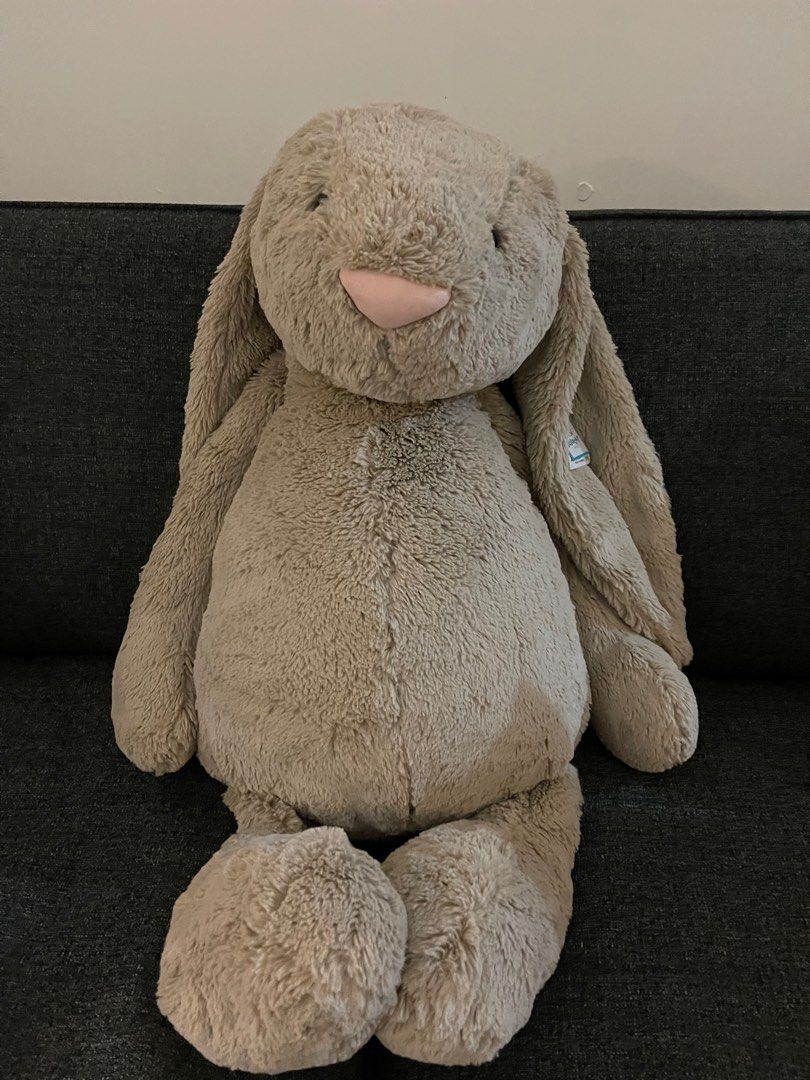 Jellycat giant bunny, Babies & Kids, Infant Playtime on Carousell