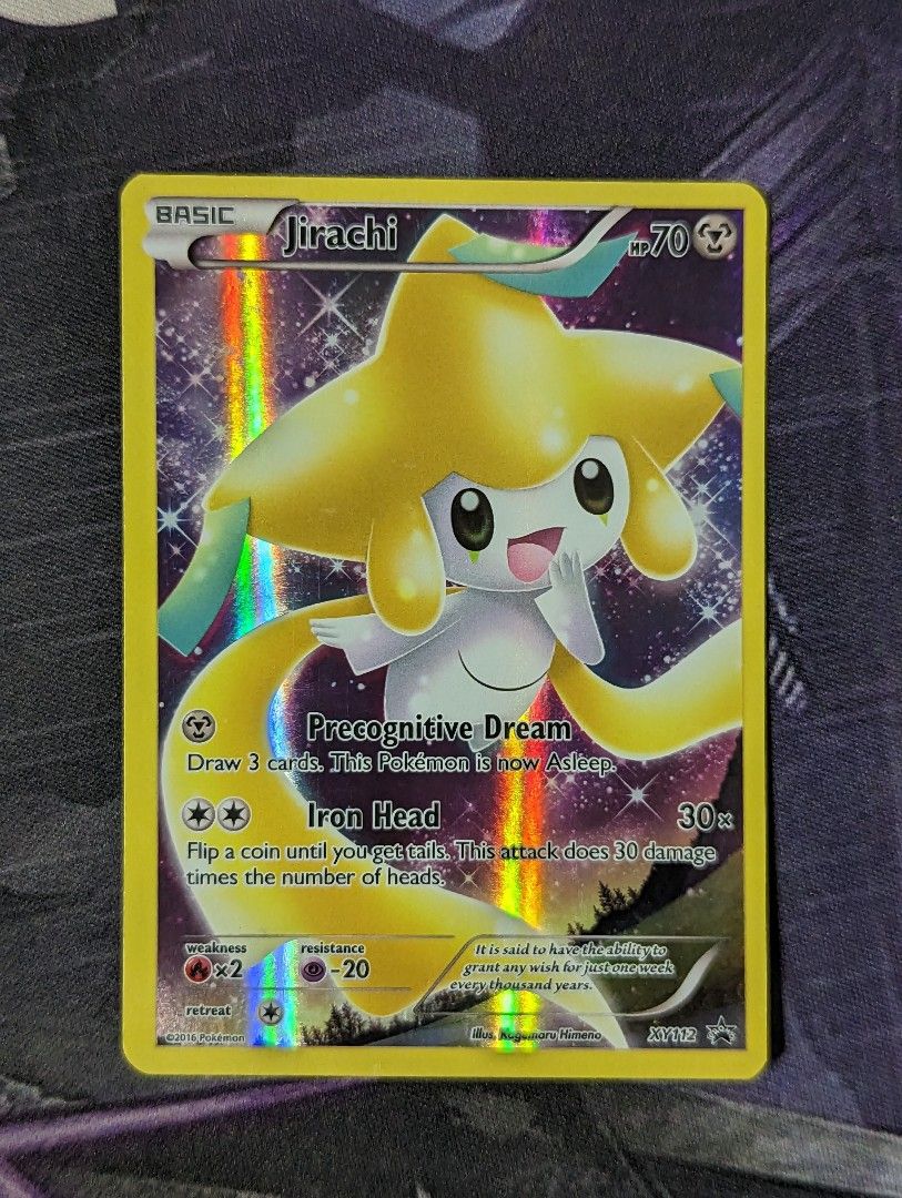 Jirachi Full Art XY Promo Pokémon Pokemon TCG mythical Pokemon Cards ...