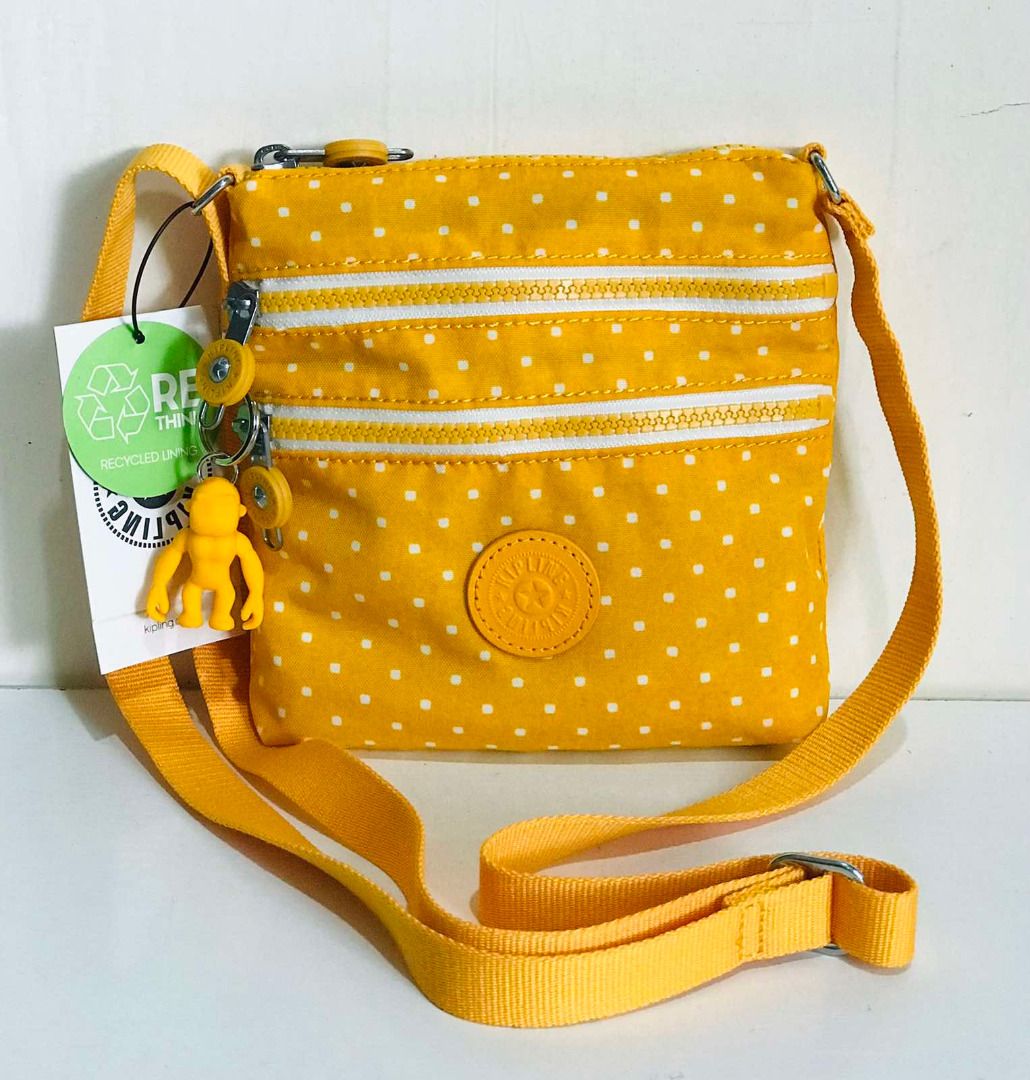 KIPLING ALVAR XS PRINTED MINI CROSSBODY SLING SHOULDER BAG - SOFT DOT ...