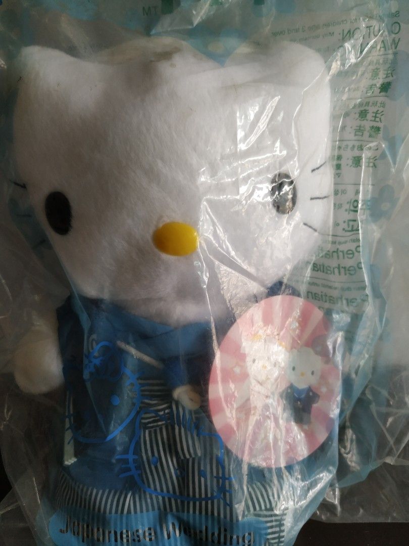 Konichiwa- Hello Kitty Wedding Soft Toy, Hobbies & Toys, Toys & Games ...