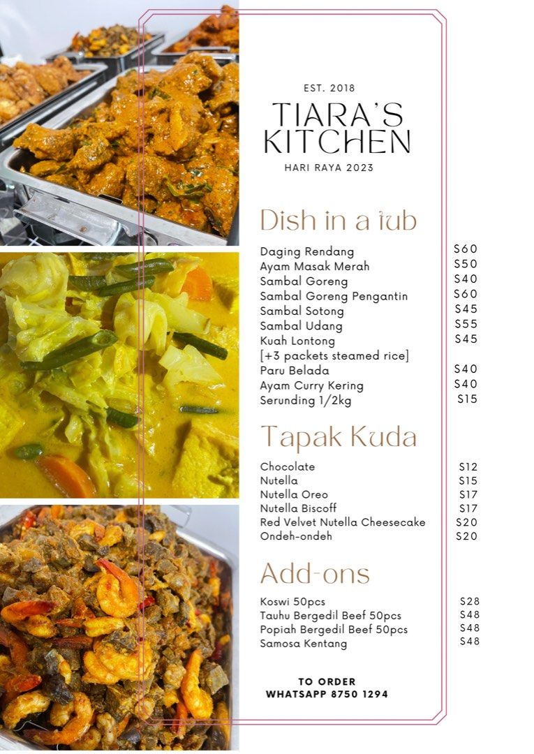 Lauk Raya, Food & Drinks, Local Eats on Carousell