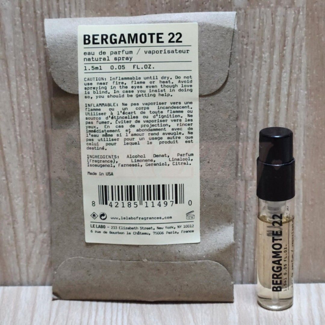 [LE LABO] Vial Sample Travel Size Perfume 1.5ml, Beauty & Personal Care ...