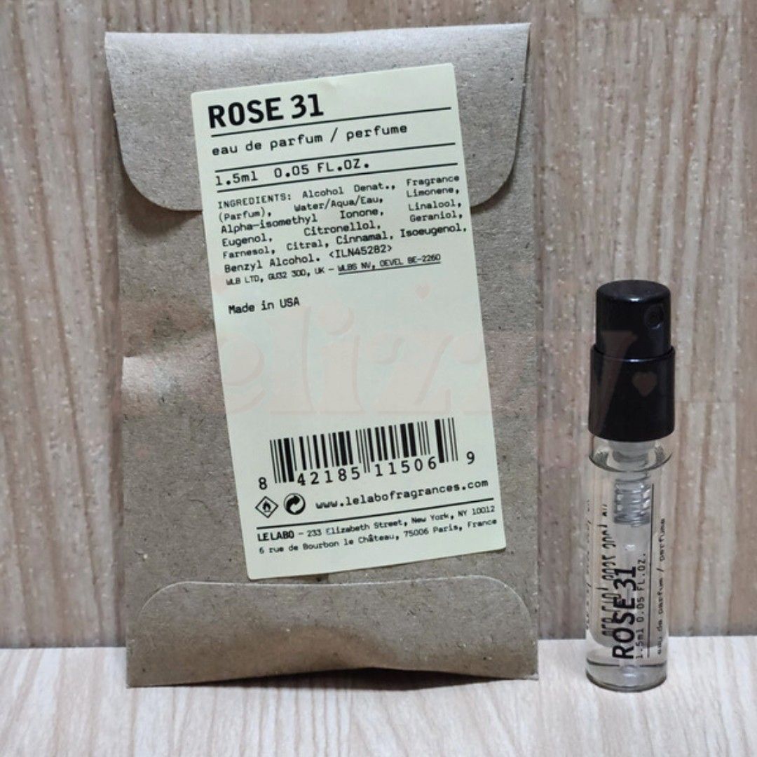 [LE LABO] Vial Sample Travel Size Perfume 1.5ml, Beauty & Personal Care ...