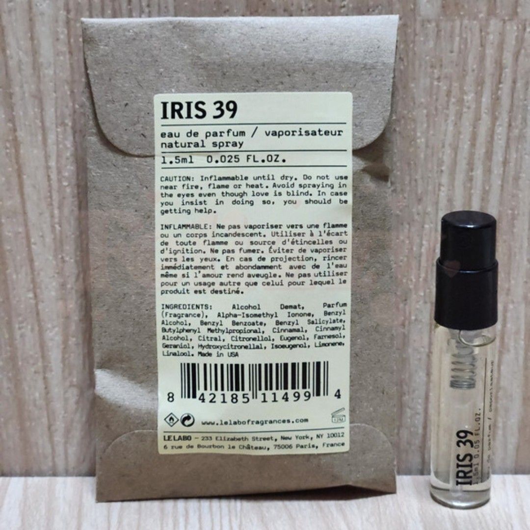[LE LABO] Vial Sample Travel Size Perfume 1.5ml, Beauty & Personal Care ...