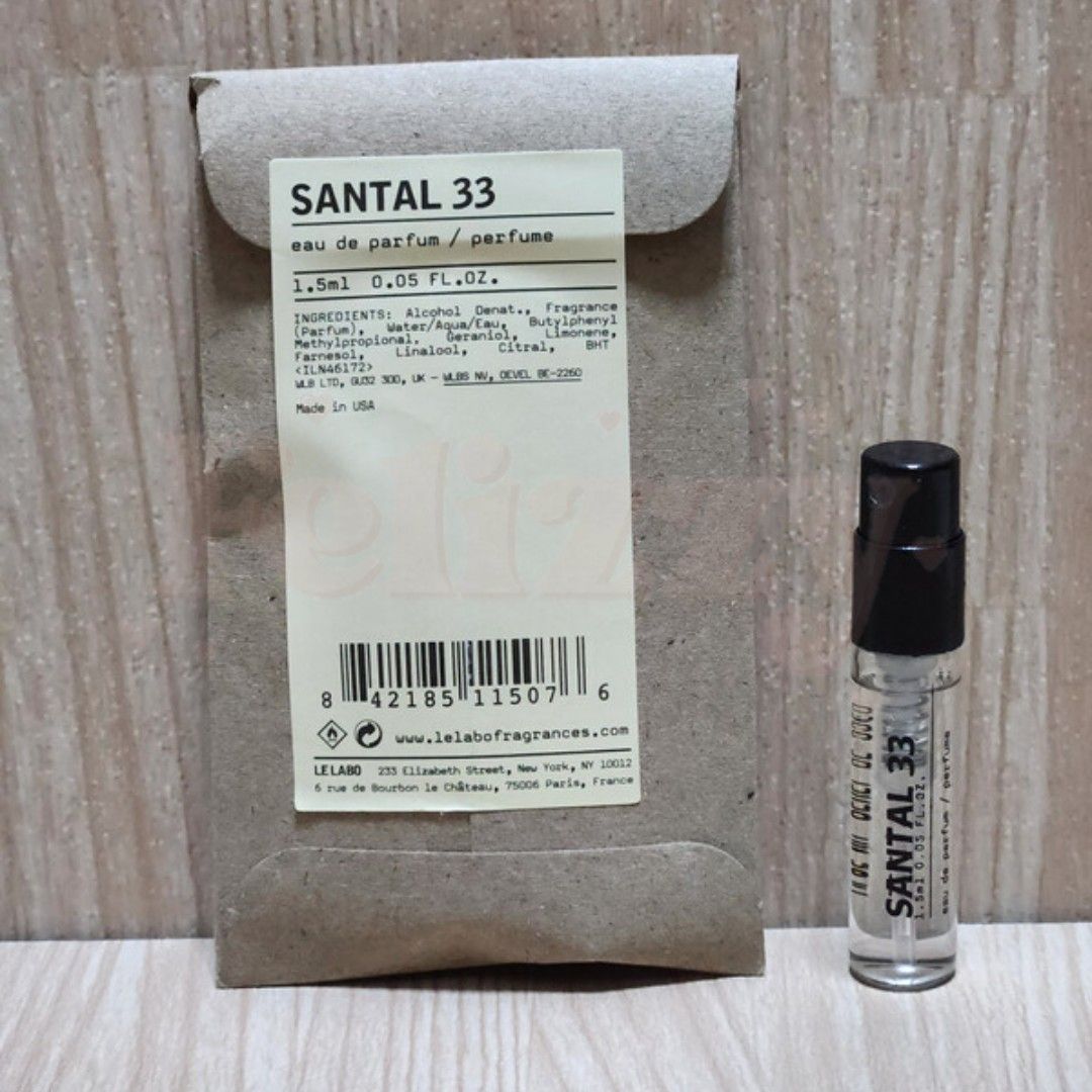[LE LABO] Vial Sample Travel Size Perfume 1.5ml, Beauty & Personal Care ...