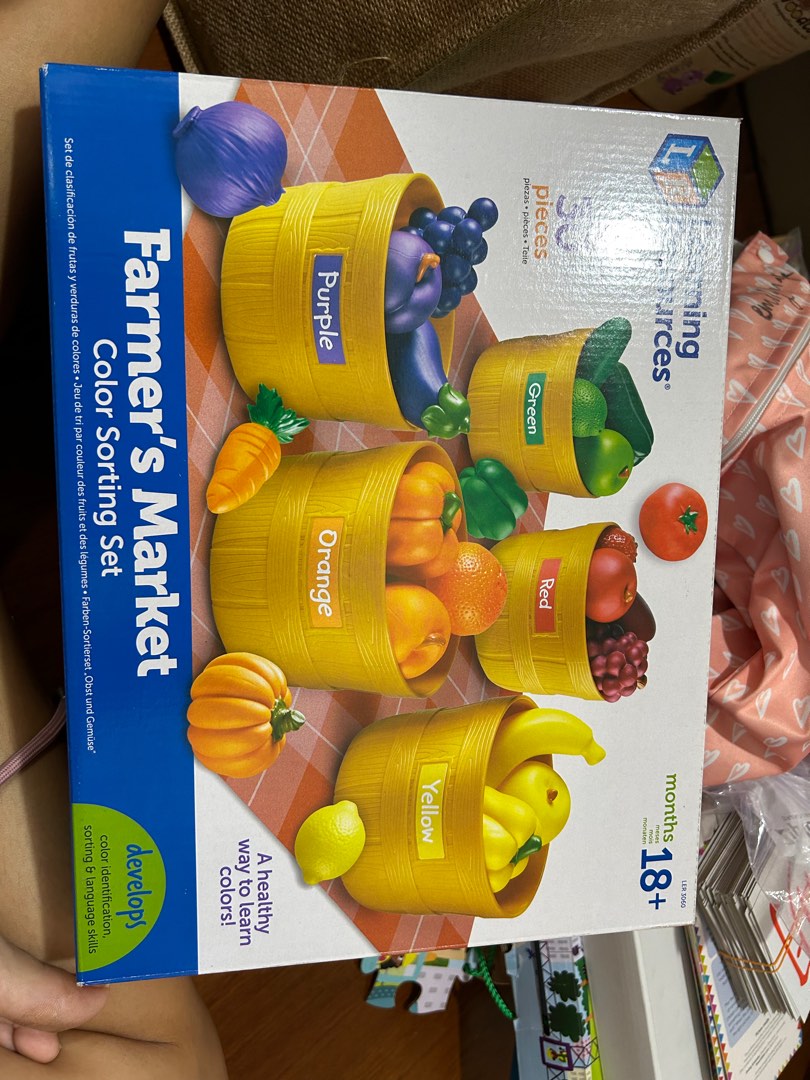 Learning resources farmers market color sorting set, Hobbies & Toys ...