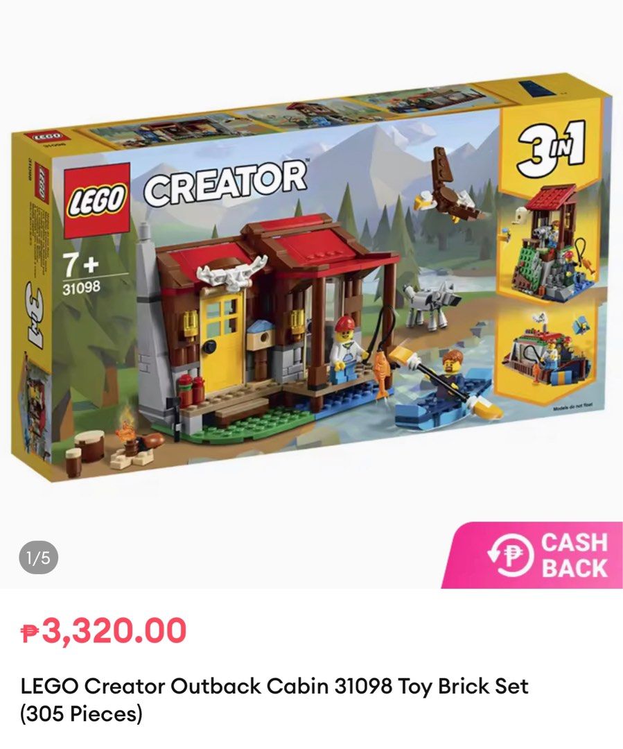 Lego Creator Outback Cabin, Hobbies & Toys, Toys & Games on Carousell