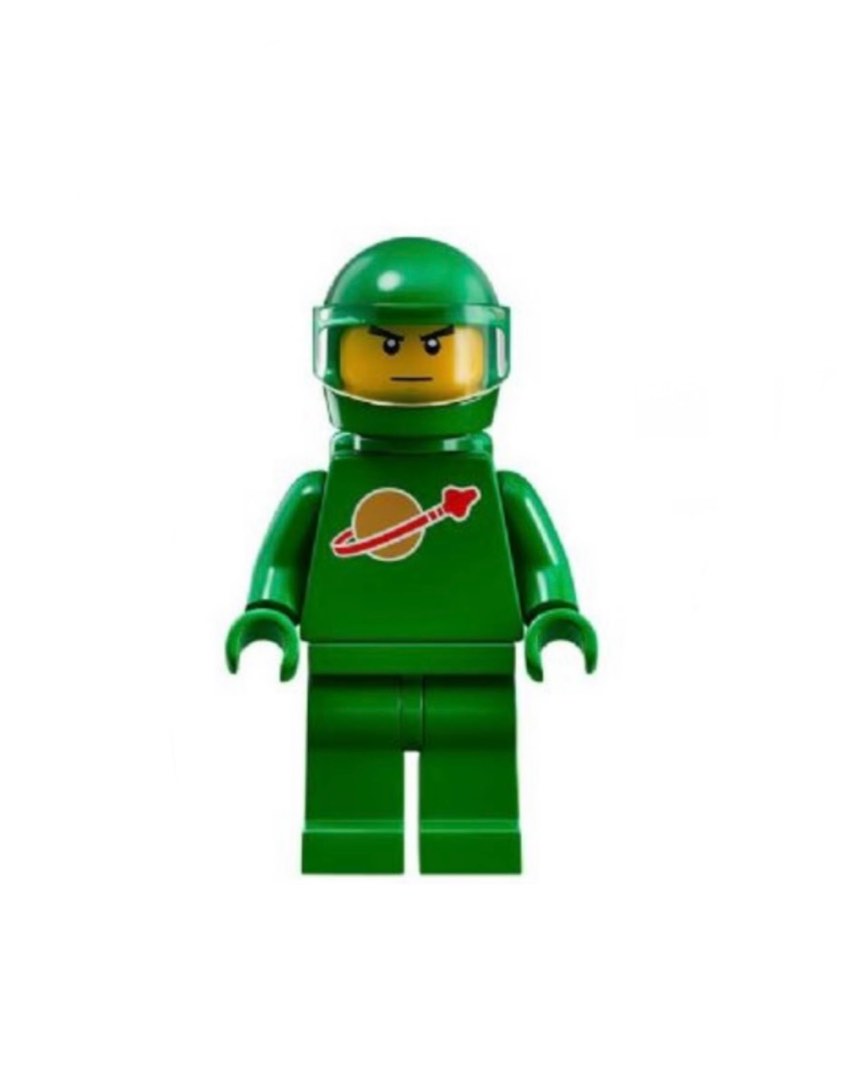 LEGO Classic Spaceman - Green with Air Tanks & Motorcycle (Standard ...
