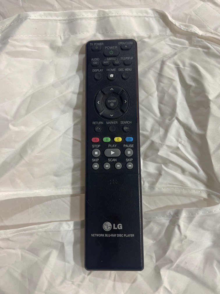 LG network Blu-ray Disc player remote, TV & Home Appliances, TV ...