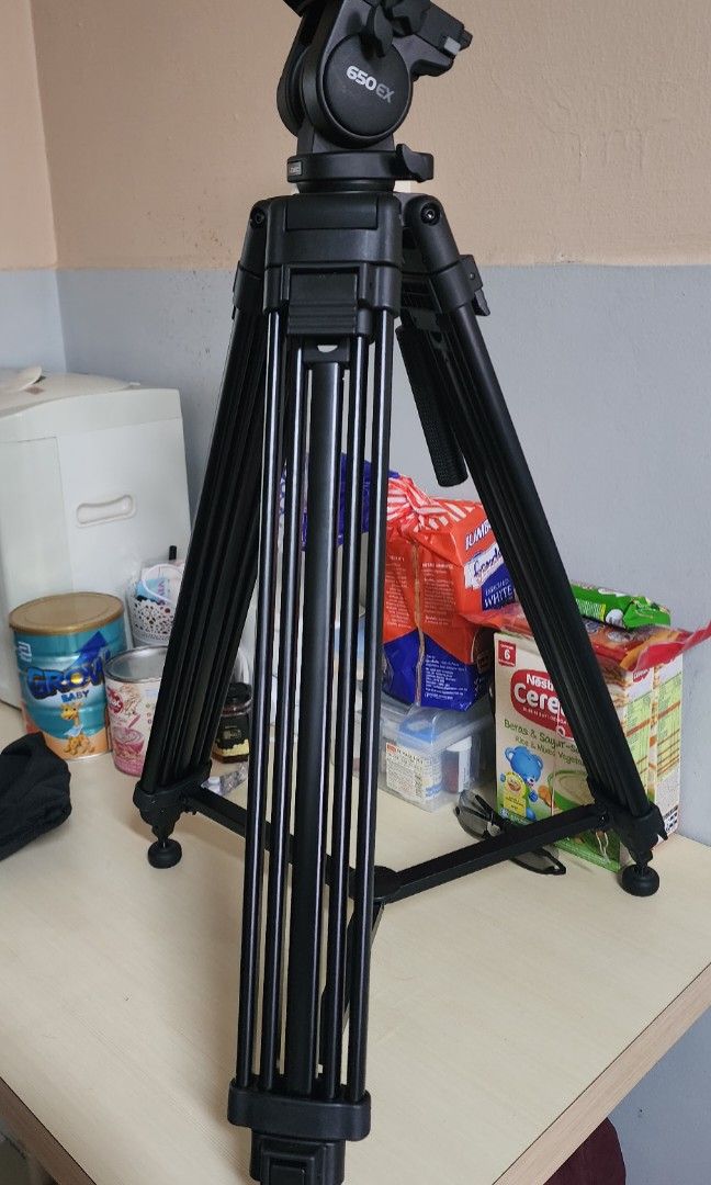 Libec 650ex Tripod System With Mid Level Spreader 65mm Ball