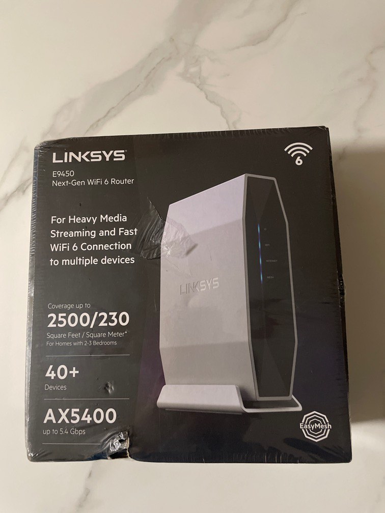 Linksys E9450 Next-Gen WiFi 6 Router for sale, Computers & Tech, Parts ...