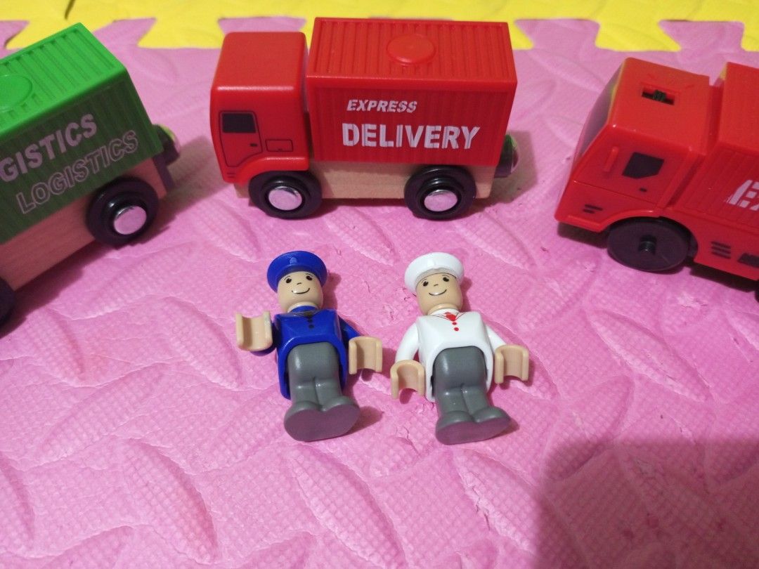 Little town timeless toys wooden road set, Hobbies & Toys, Toys & Games ...