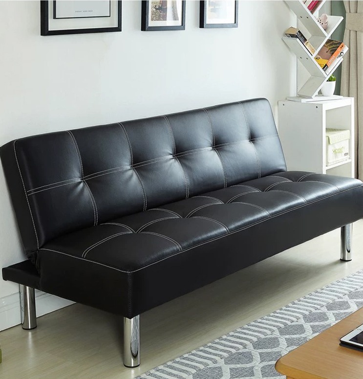 Living room PVC sofa simple modern type,3 colors sofa bed, Furniture ...