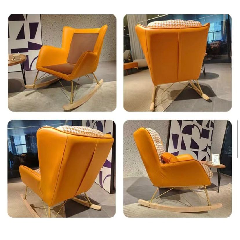 Luxury Rocking Chair Arm Chair with Stool Rocking Sofa (SELF ASSEMBLY ...
