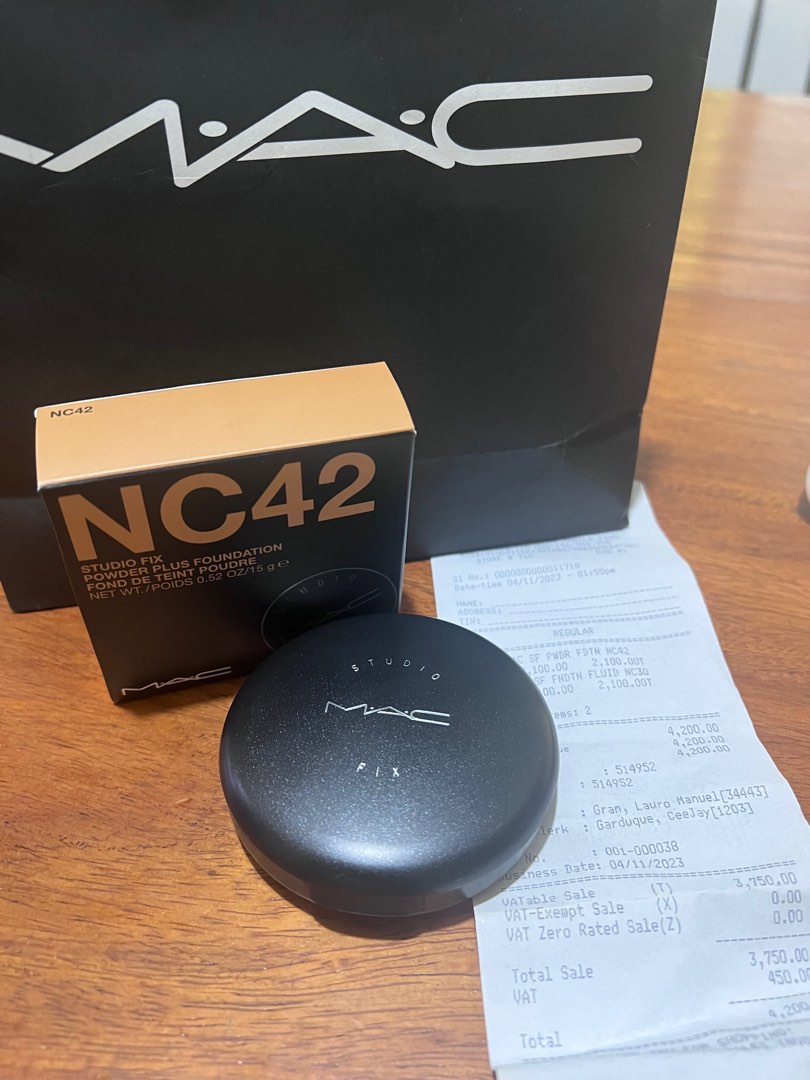 Mac Nc42 Studio fix powder foundation on Carousell