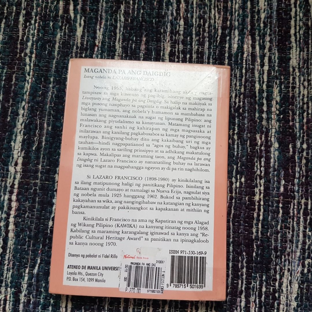 Maganda Pa Ang Daigdig - Lazaro Francisco, Hobbies & Toys, Books ...