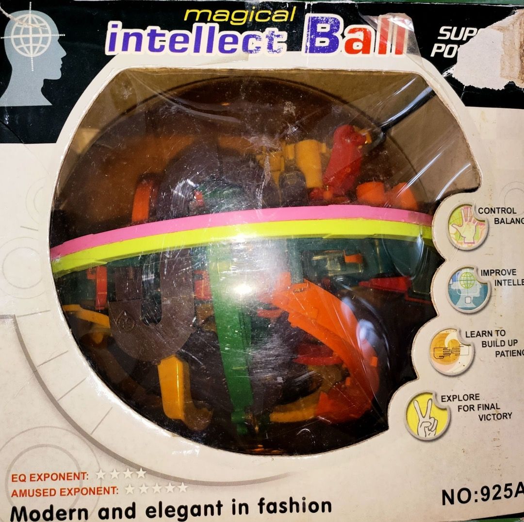 ｜智力球｜Magical intellect Ball-3D魔幻迷宮球 小孩大人都適用, 興趣及遊戲, 玩具與遊戲在旋轉拍賣