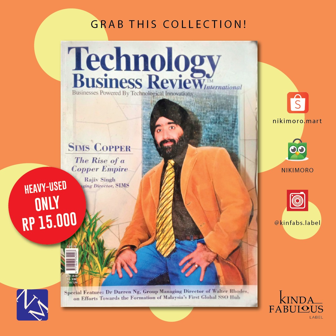 Majalah Technology Business Review International Vol.50, Buku & Alat ...