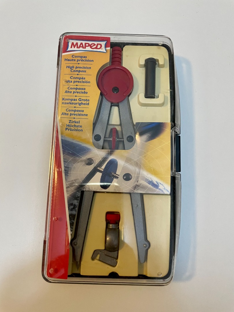 MAPED High Precision Compass, Hobbies & Toys, Stationery & Craft, Art ...