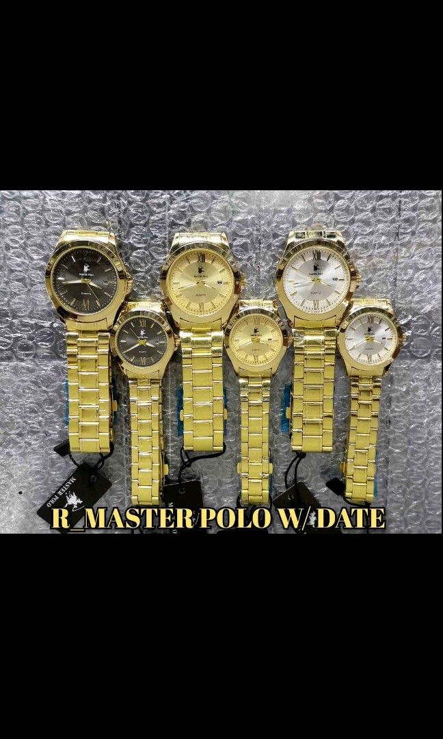 Master polo men and women watch on Carousell