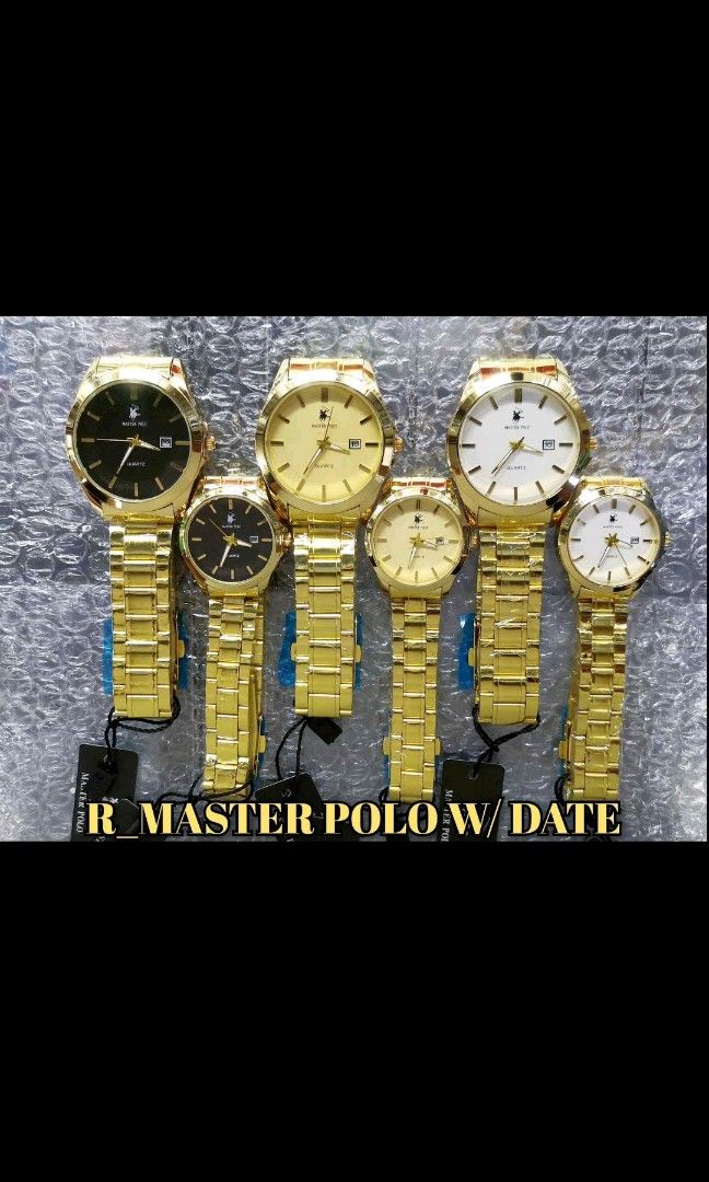 Master polo men and women watch on Carousell
