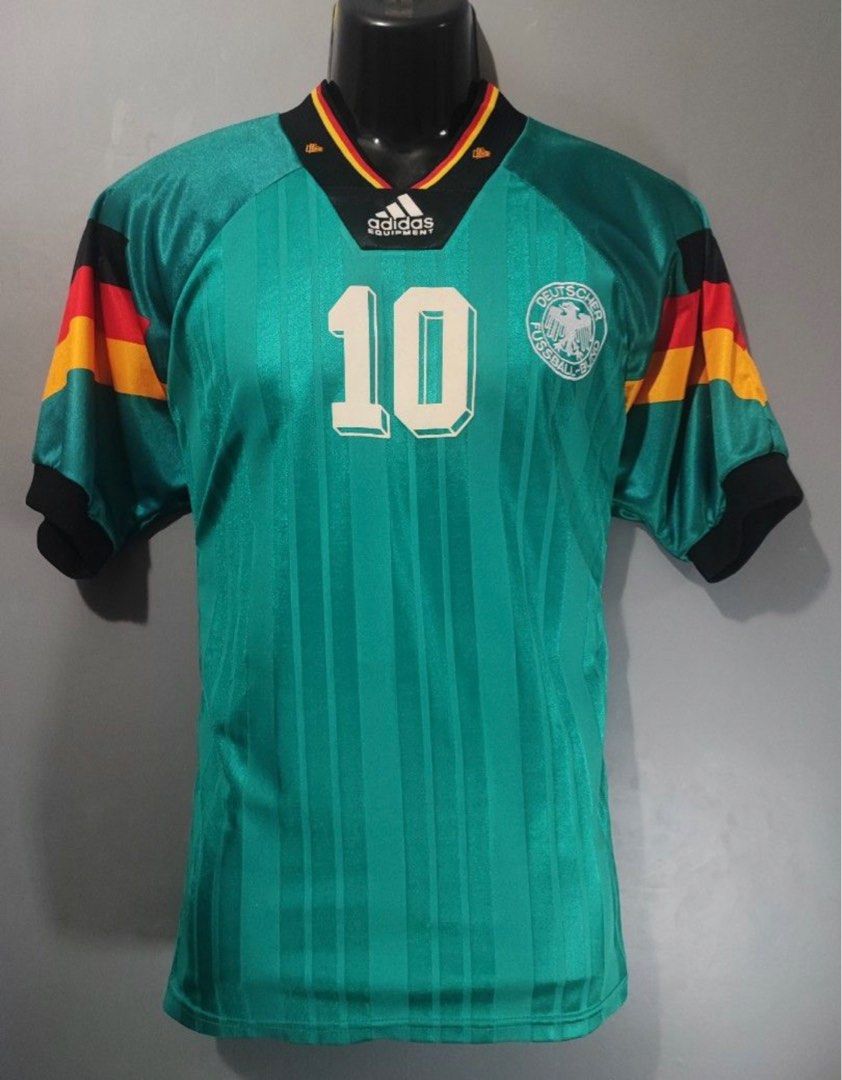 MATTHAUS 10 Germany Away Jersey 1992-93 soccer/football jersey/kit rare ...