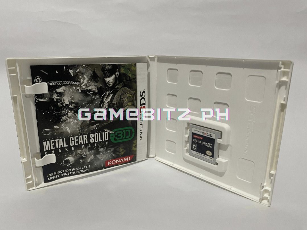 Metal Gear Solid 3D 3DS 2DS Game (USA), Video Gaming, Video Games ...