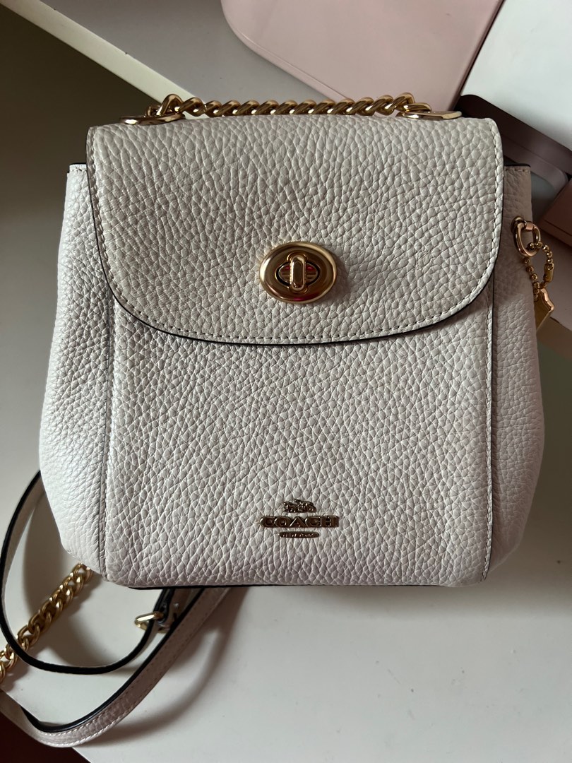 Mini Coach Leather Backpack, Women's Fashion, Bags & Wallets, Backpacks ...