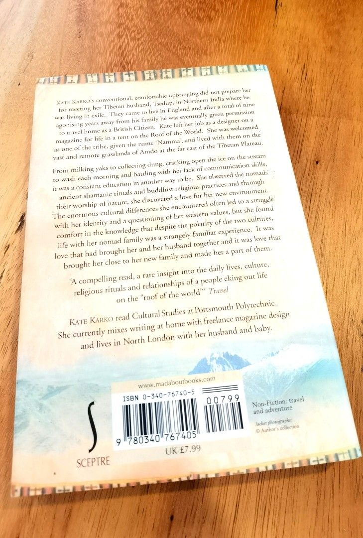 Namma A Tibetan Love Story Book By Kate Karko, Hobbies & Toys, Books ...